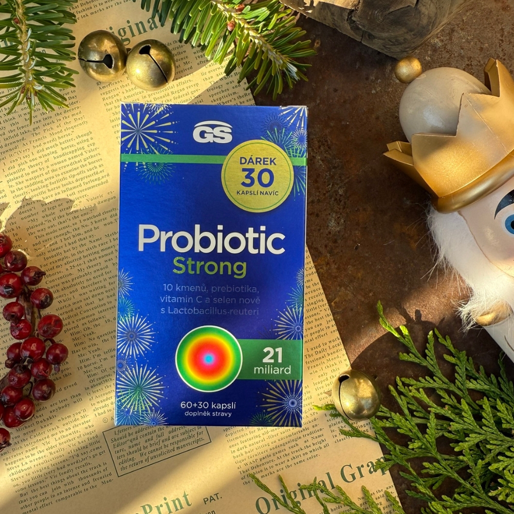 GS Probiotic Strong, 60+30 kapslí, dárkové balení 2025 | GSKlub.cz