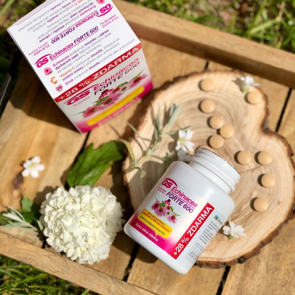 GS Echinacea FORTE 600, 70+20 tablet | GSKlub.cz