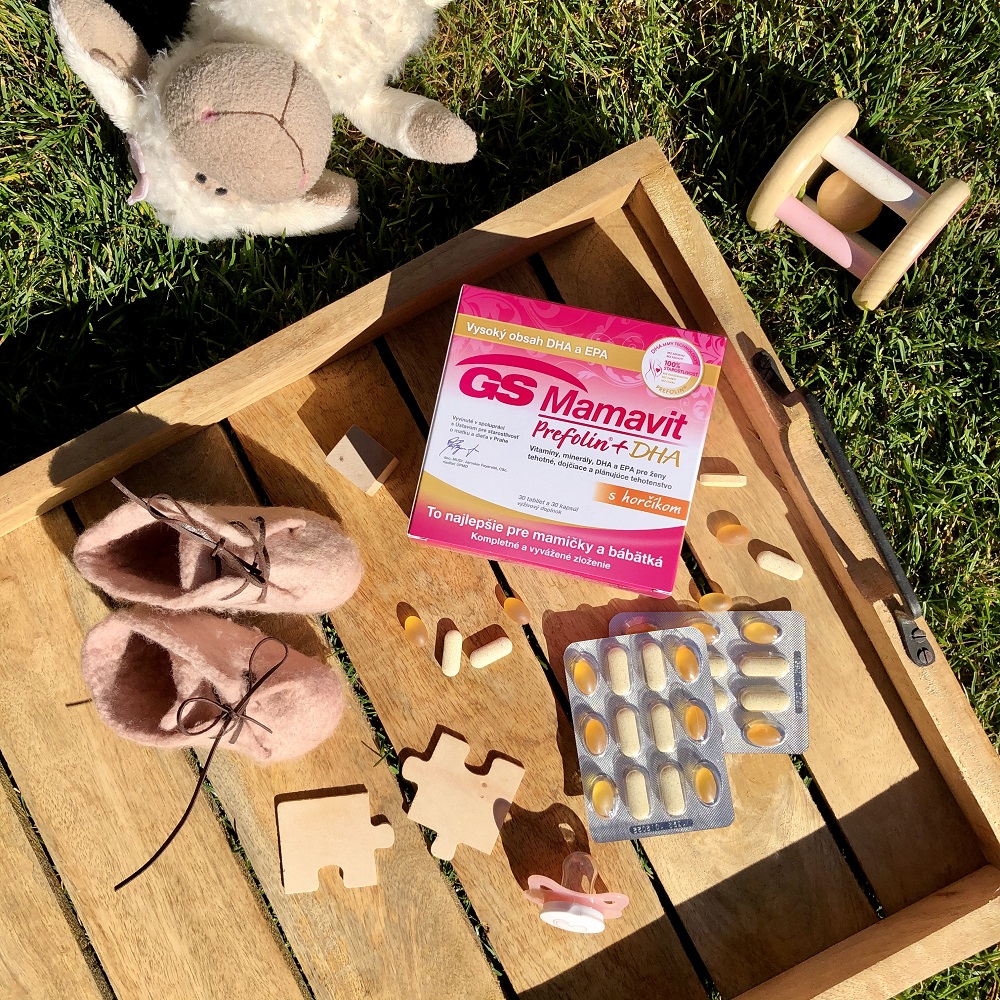 GS Mamavit Prefolin+DHA, 30 tablet + 30 kapslí | GSKlub.cz