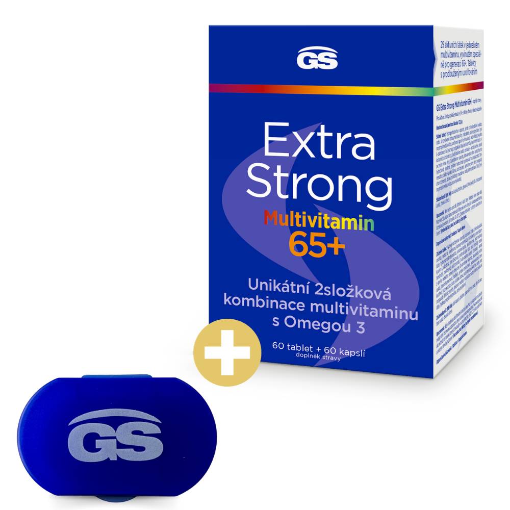 GS Extra Strong Multivitamin 65+, 60 tablet + 60 kapslí | GSKlub.cz