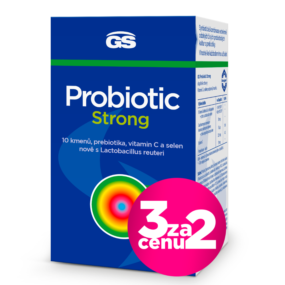 GS Probiotic Strong, 60+20 kapslí | GSKlub.cz