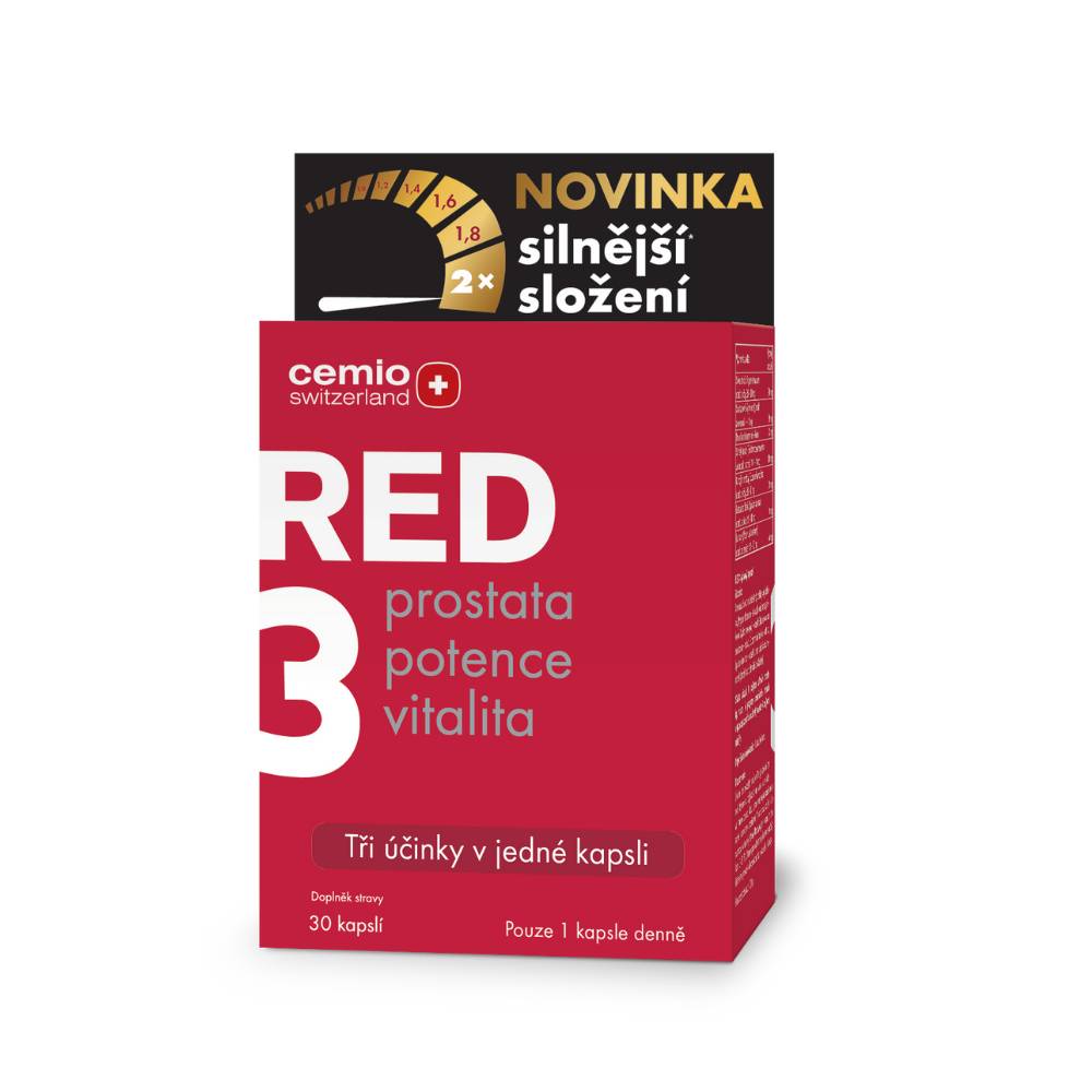 Cemio RED3® silnější, 30 kapslí | GSKlub.cz