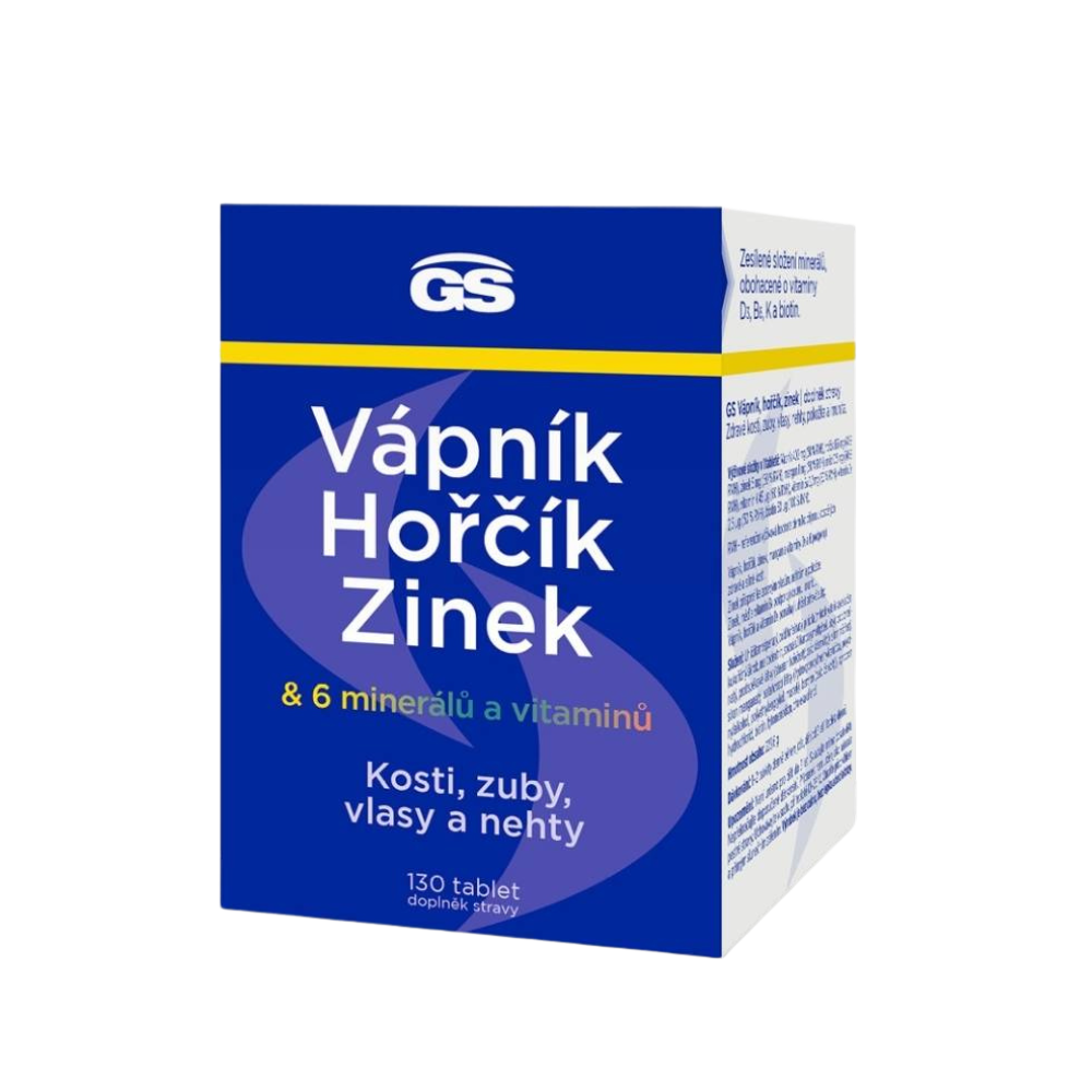 GS Vápník, hořčík, zinek, 130 tbl. | GSKlub.cz